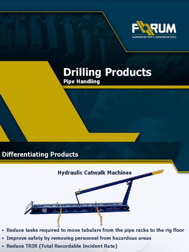 An Overview of Hydraulic Catwalk Machines for Improving Pipe Handling ...