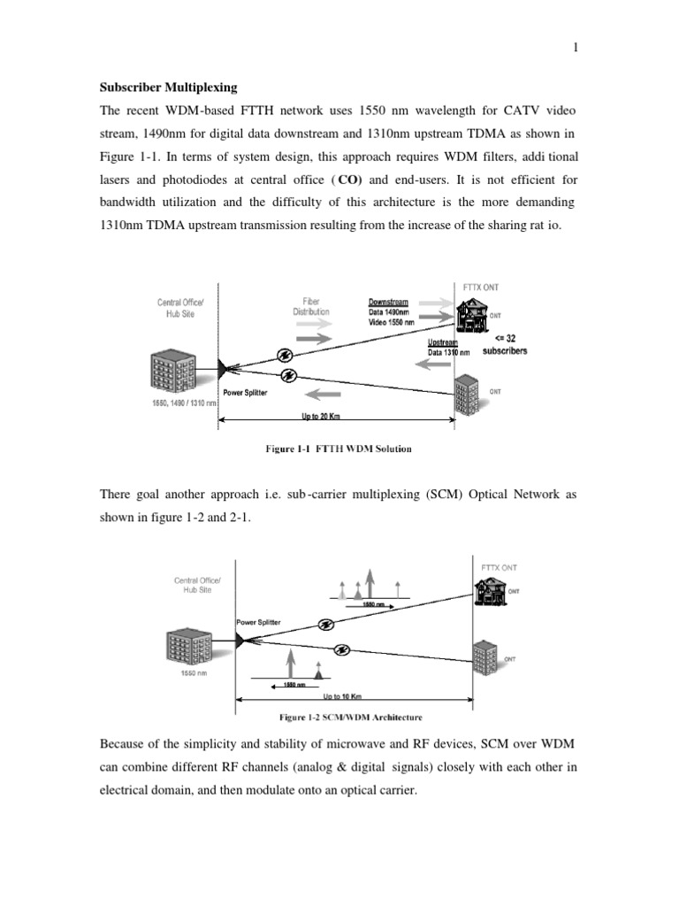 Subcarrier Multiplexing | PDF | Code Division Multiple Access ...