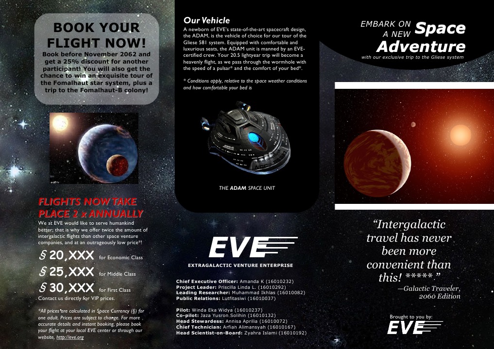 Brosur Wisata Luar Angkasa/Space Travel Brochure | PDF | Planetary ...