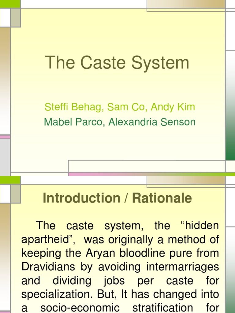 History Caste System | Download Free PDF | Caste | Dalit