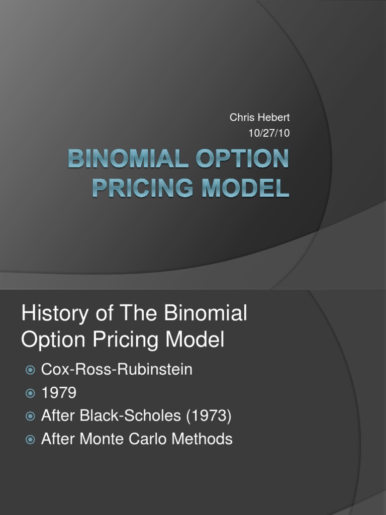 Binomial Option Pricing Model | PDF | Option (Finance) | Securities ...