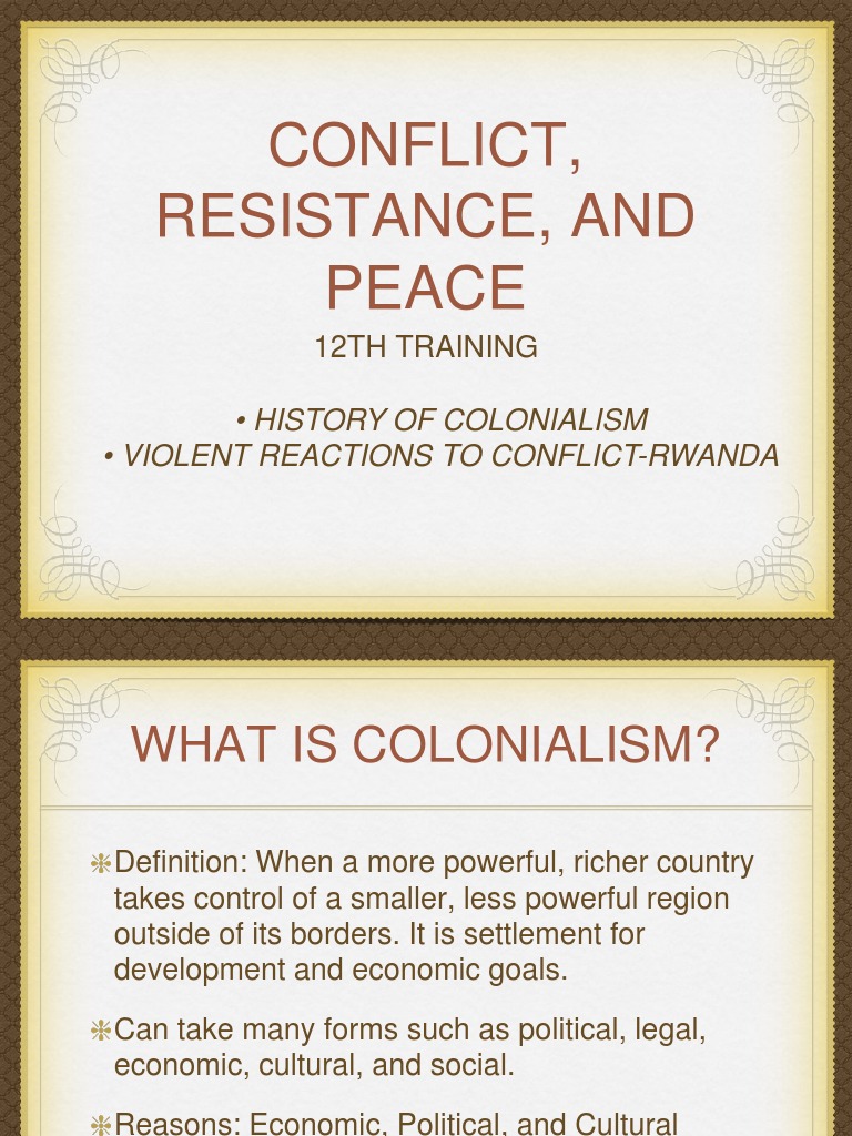 Colonialism & Rwanda | Hutu | Tutsi
