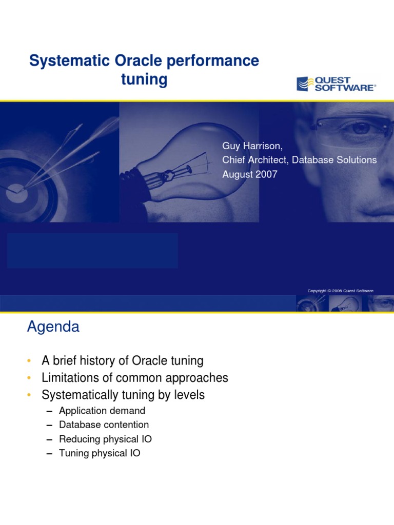Systematic Oracle Tuning | PDF | Oracle Database | Cache (Computing)