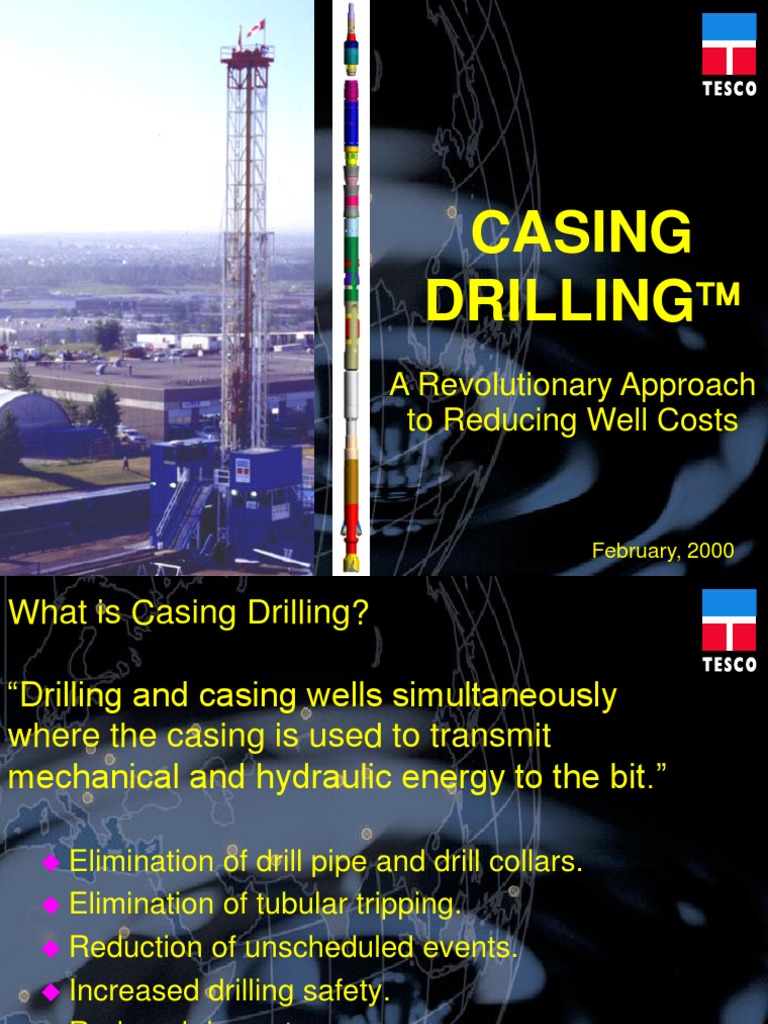 Casing Drilling | PDF | Casing (Borehole) | Drilling Rig
