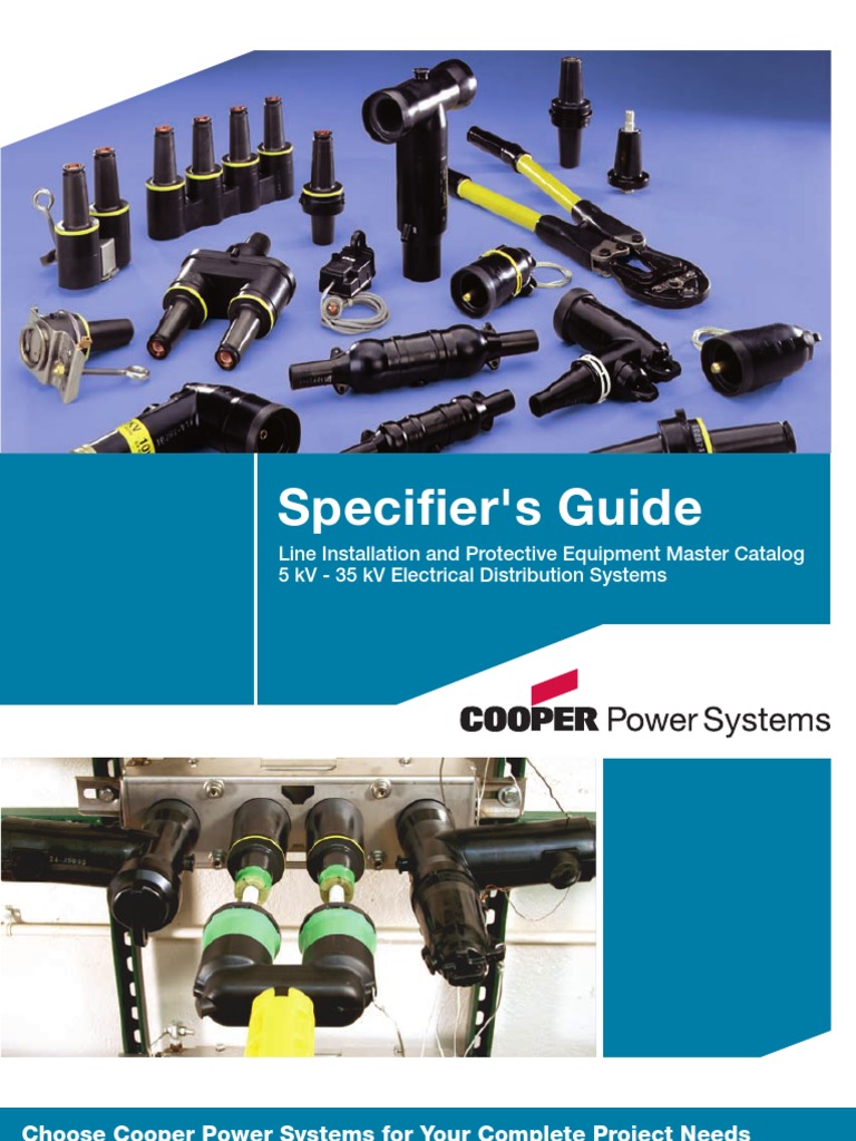 Cooper 5 KV35 KVElectrical Distrib Sys | PDF | Electrical Connector ...