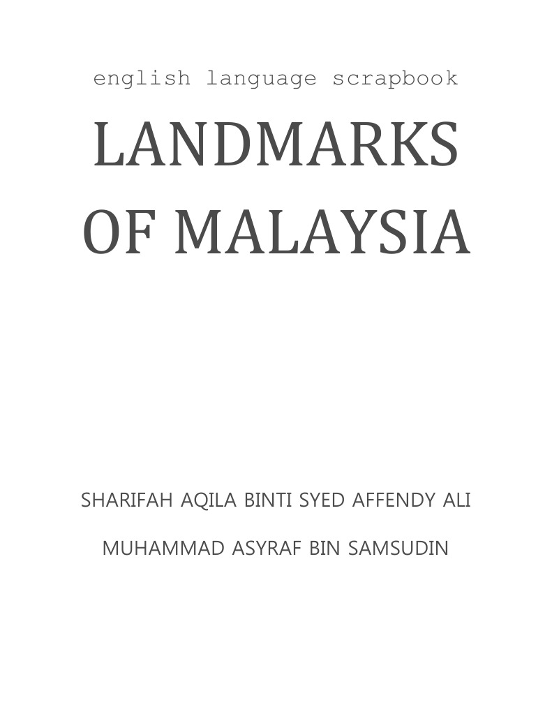 English Language Scrapbook | PDF | Malaysia