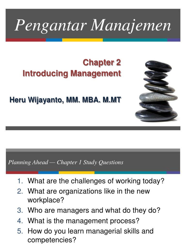 Chapter 2 - Introduction To Management | Download Free PDF | Competence ...