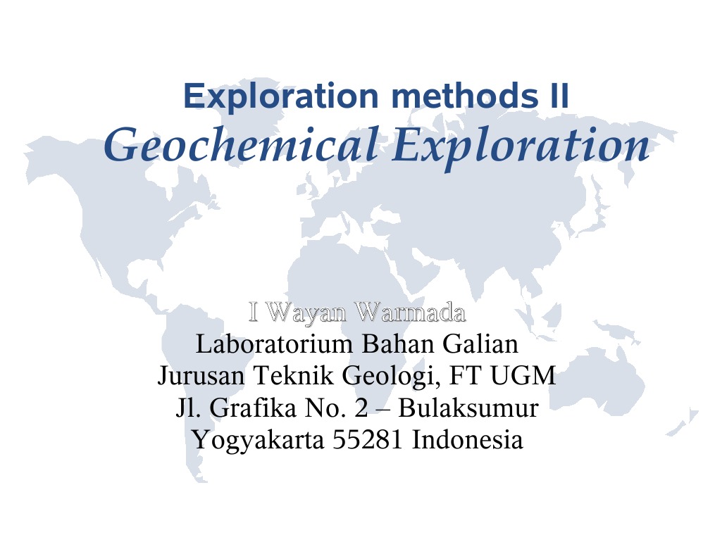 Teknik Eksplorasi-Eksplorasi Geokimia | PDF | Uranium | Soil