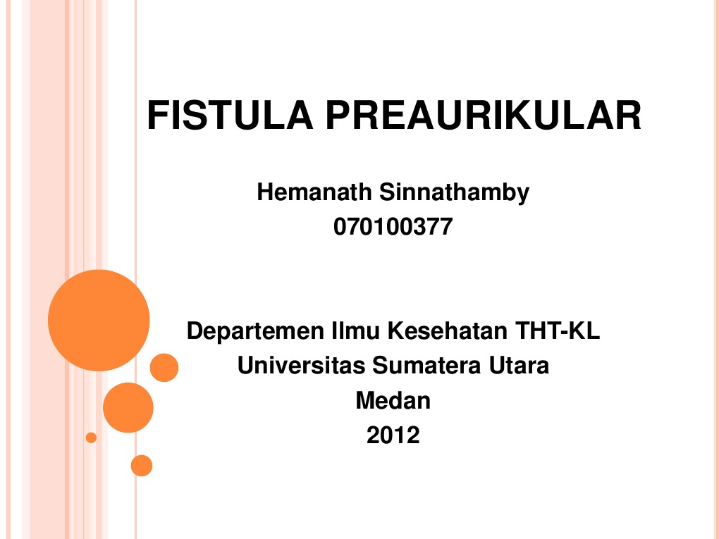 Fistula Preaurikular | PDF
