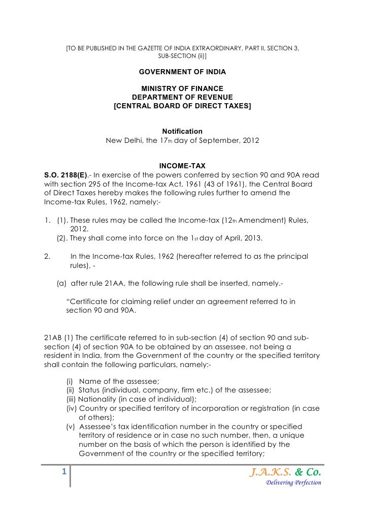 Income Tax Notification | Download Free PDF | Public Law | Government ...