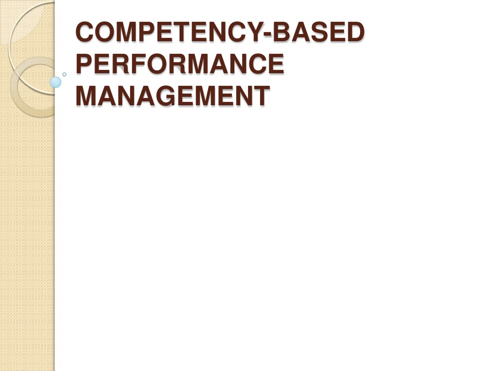 Competency Based Performance Management 1 | PDF | Performance Management | Competence (Human ...