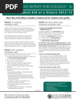 CSN FA Timeline | PDF | Student Financial Aid In The United States ...