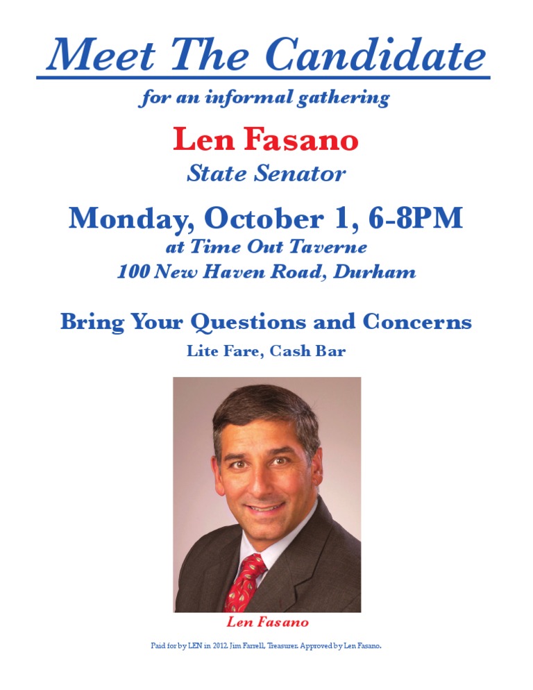 Meet The Candidate Flyer 5 | PDF