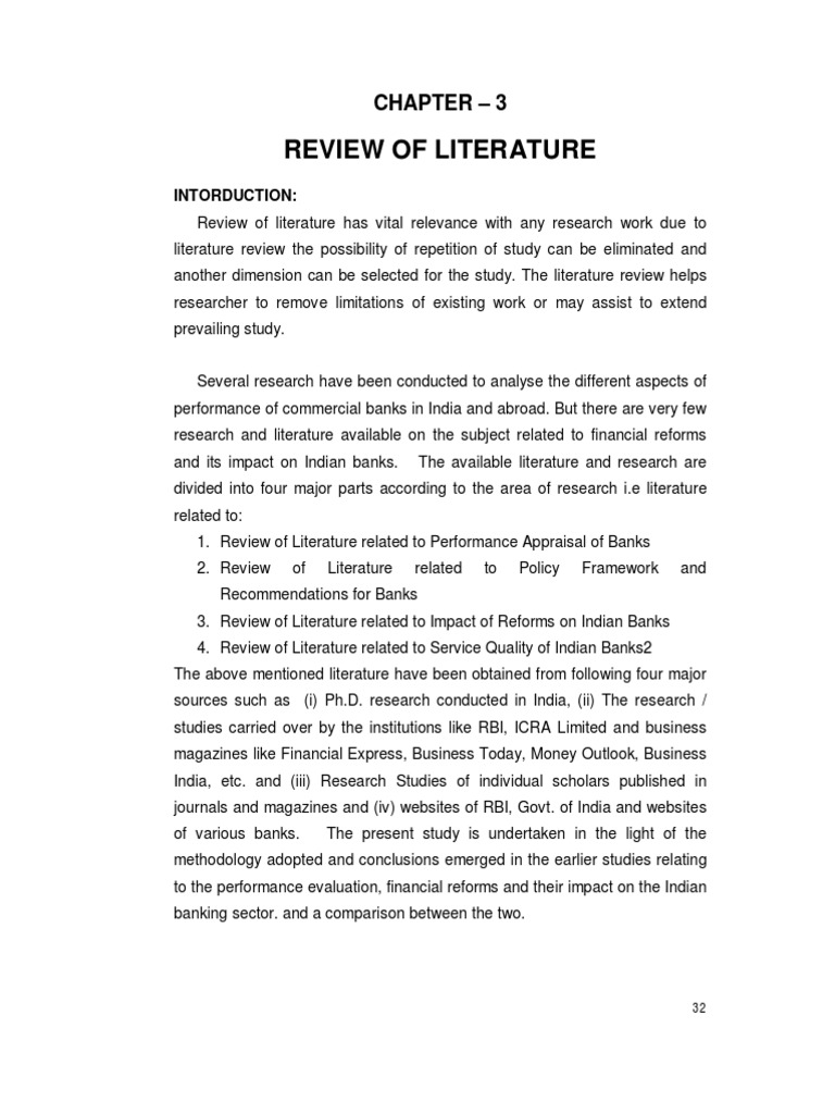 Review of Literature | PDF | Capital Requirement | Banks