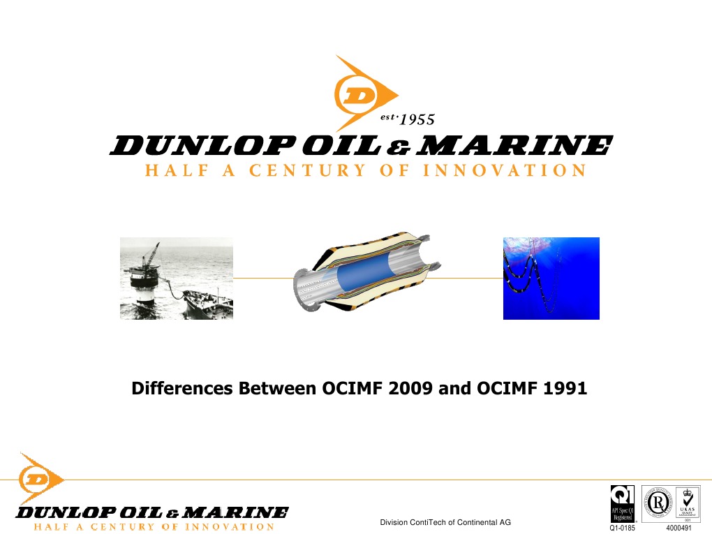OCIMF 2009 vs 1991: Key Differences | PDF | Building Engineering ...