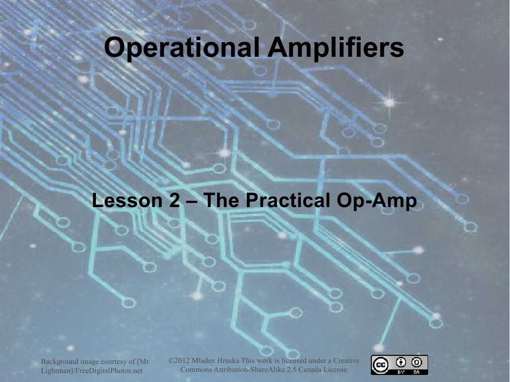 Op Amps - Lesson 2 - Practical OpAmp | PDF | Operational Amplifier ...