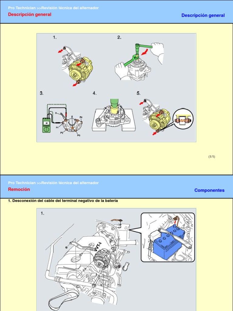 Alternador Overhaul Pdf Componentes Máquinas