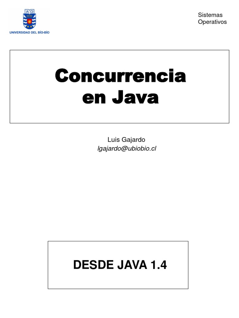 04.concurrencia en Java | PDF | Hilo (Computación) | Cola (tipo de ...