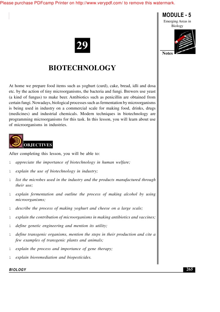 Biotechnology: Module - 5 | PDF | Molecular Cloning | Plasmid