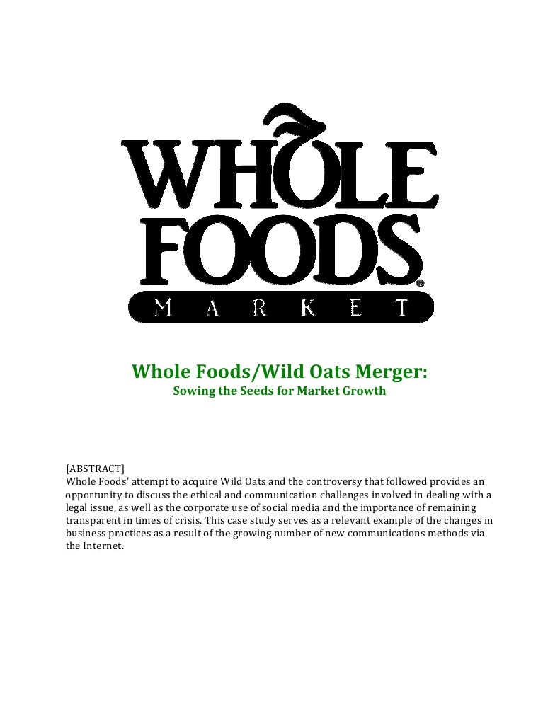 Caso Whole Foods | PDF