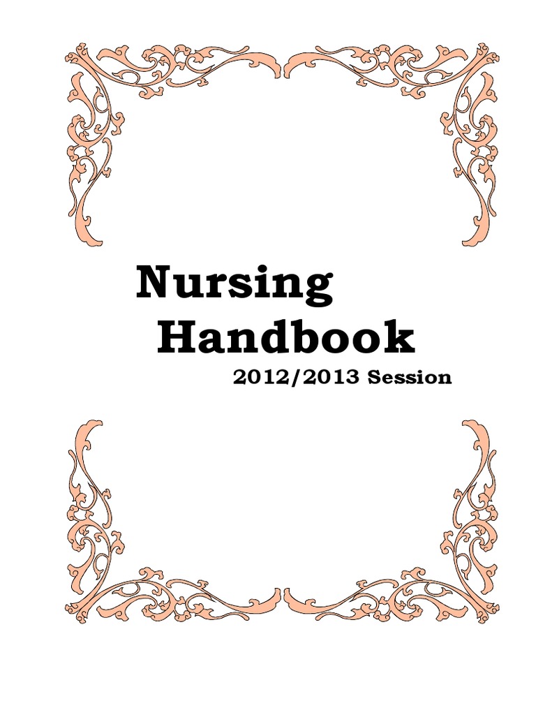 Nursing Student Guide Book 2012-2013 | PDF | Course Credit | Nursing