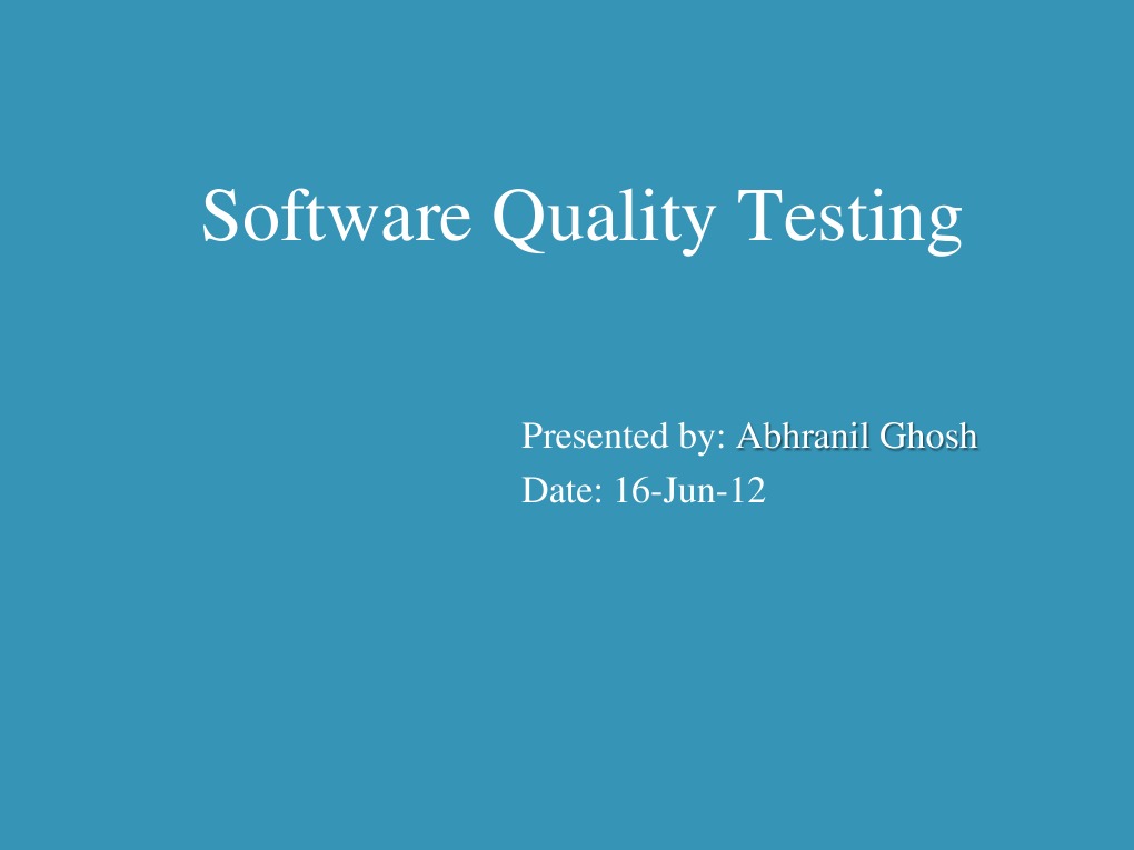 Software Quality Testing | PDF | Control Flow | Software Testing