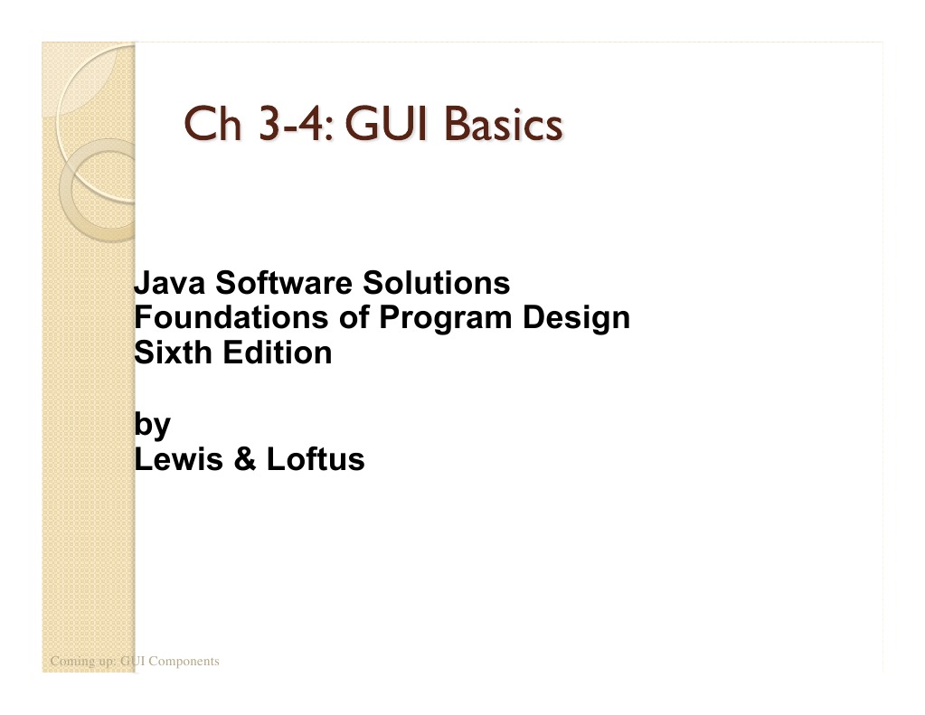 Java Software Solutions Foundations of Program Design Sixth Edition by Lewis & Loftus | PDF ...