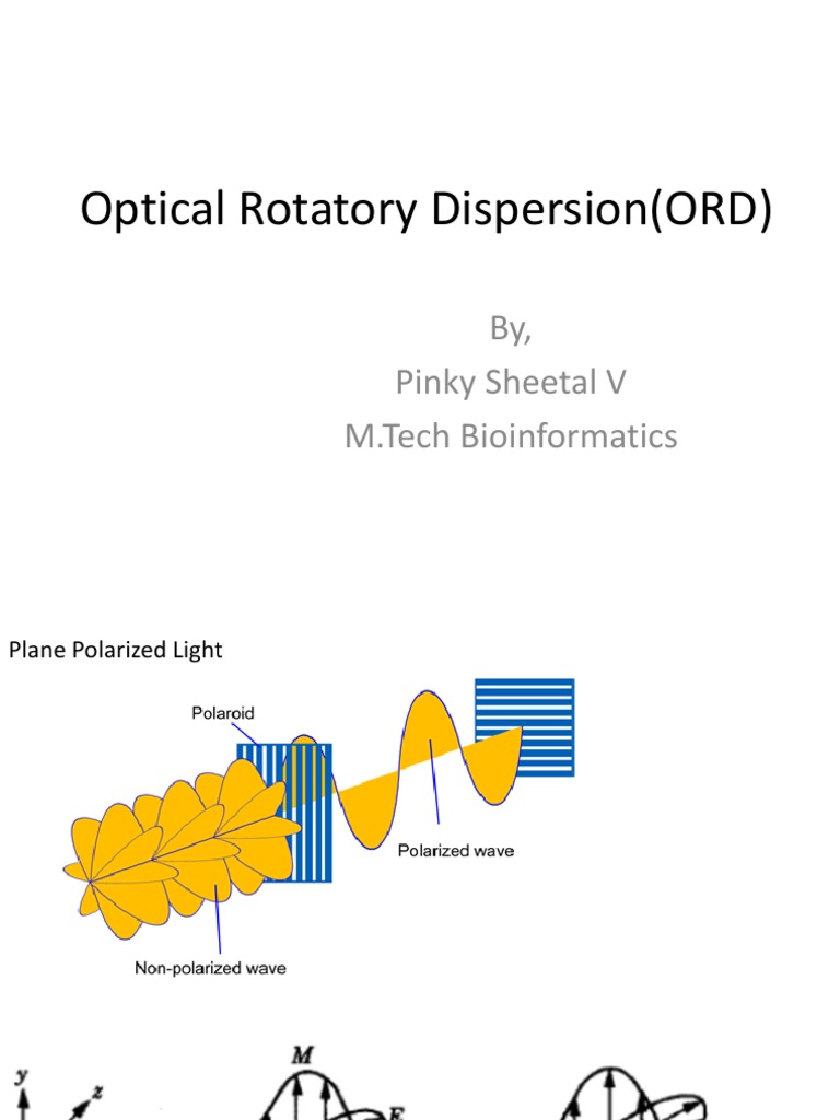 Optical Rotatory Dispersion (ORD) | PDF