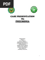 Case Study Pneumonia | PDF | Lung | Pneumonia