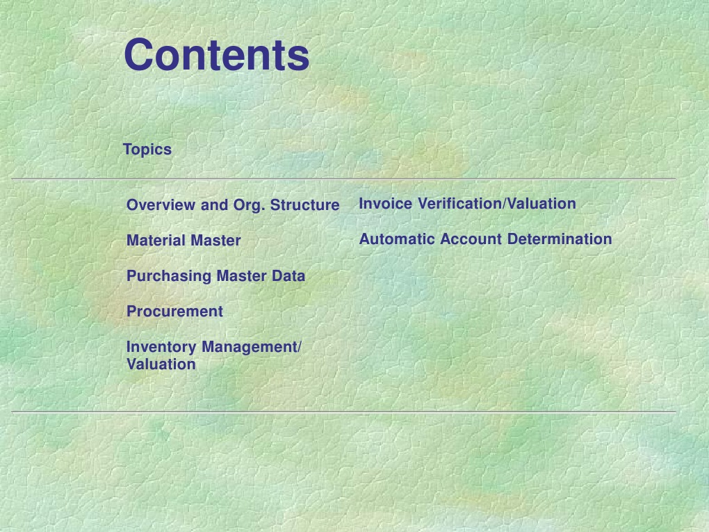 SAP MM Functional Overview | PDF