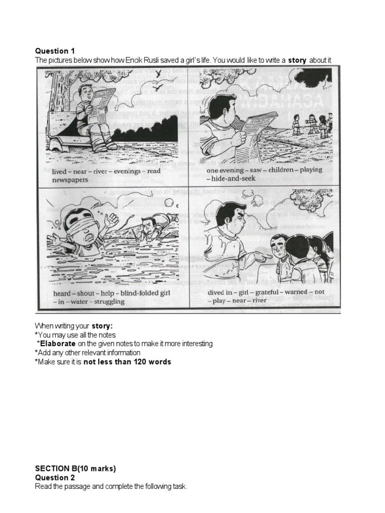 Form 2 English Paper 2 | PDF