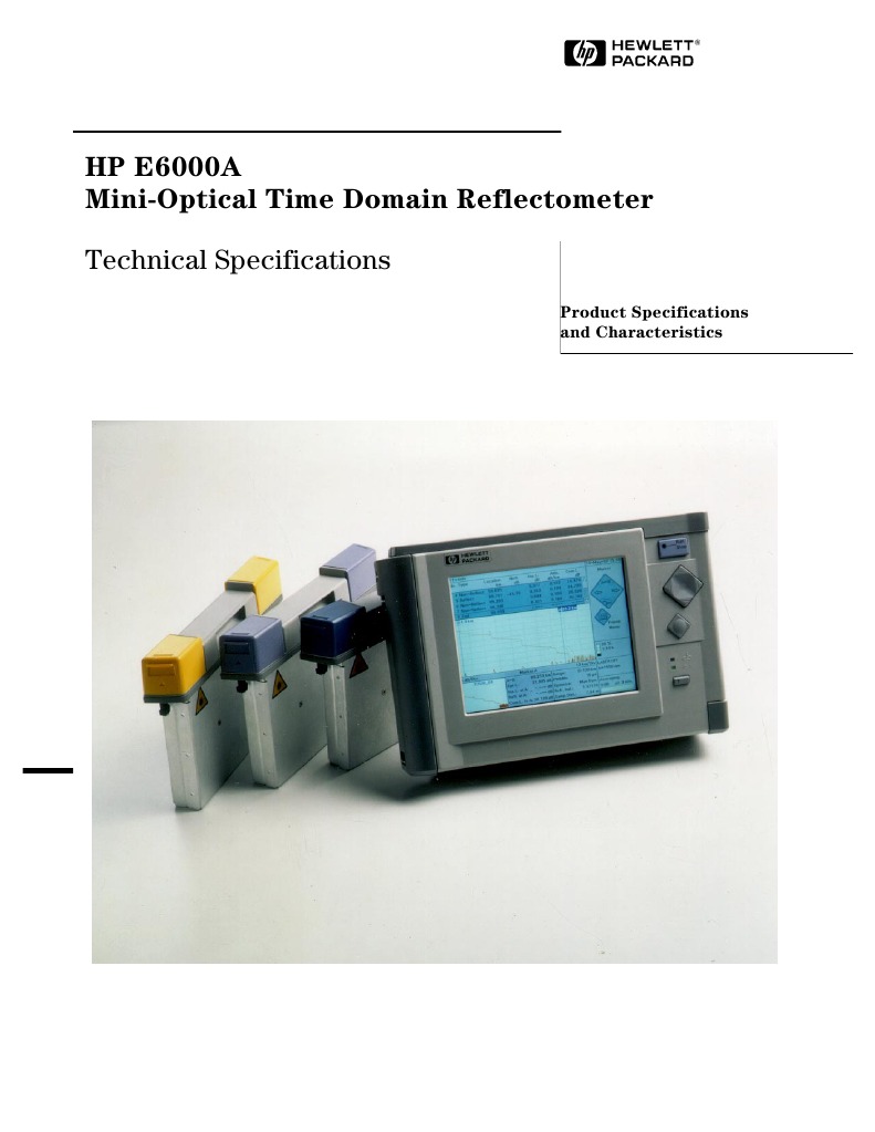 Agilent - E6004A Technical Specifications | PDF | Optical Fiber ...