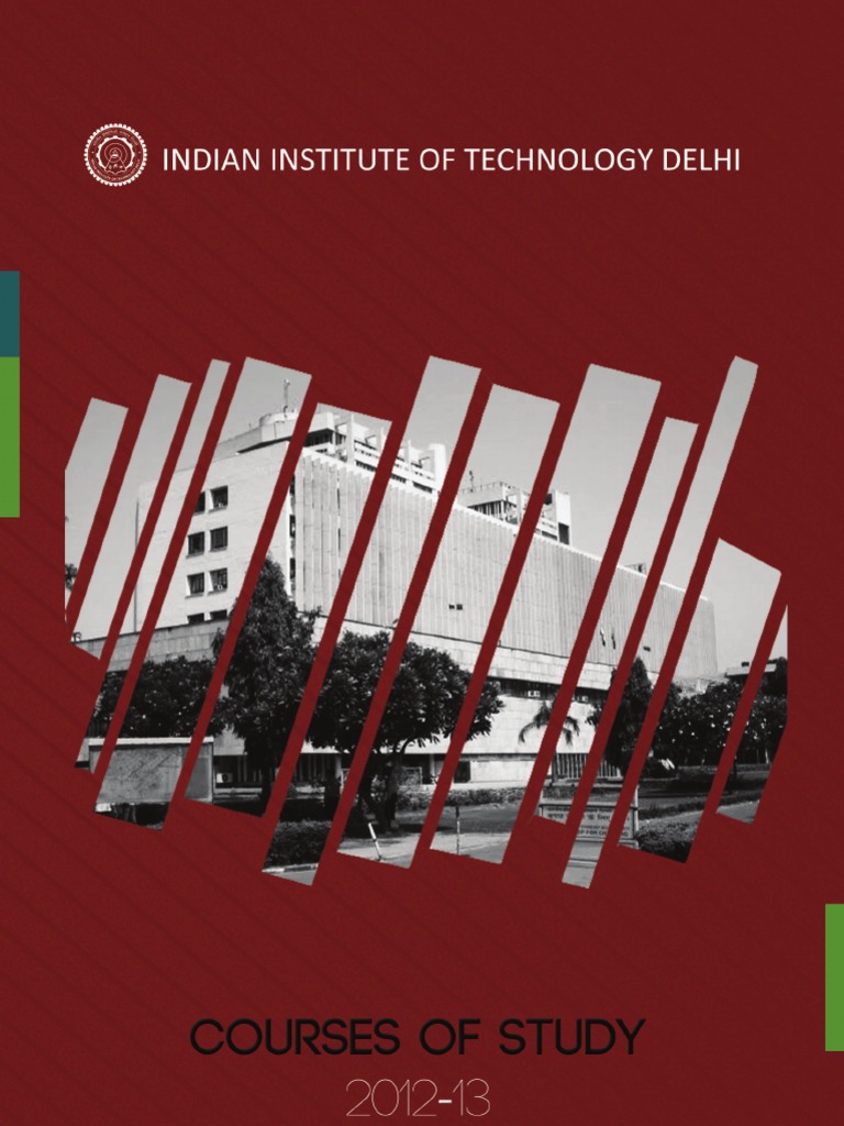 IIT Delhi | Course Credit | Undergraduate Education
