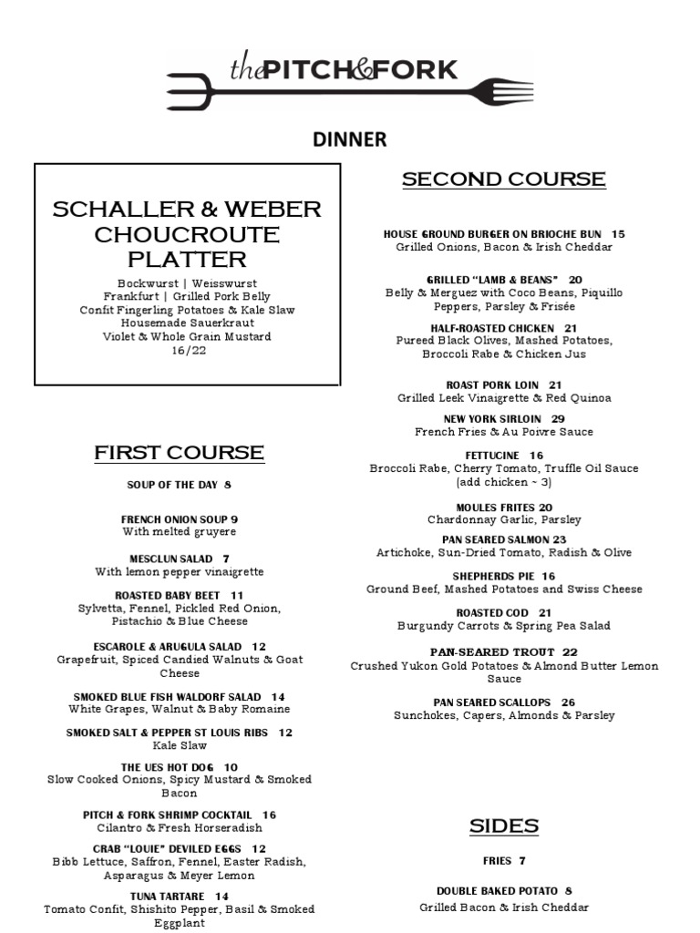 Dinner Menu | PDF