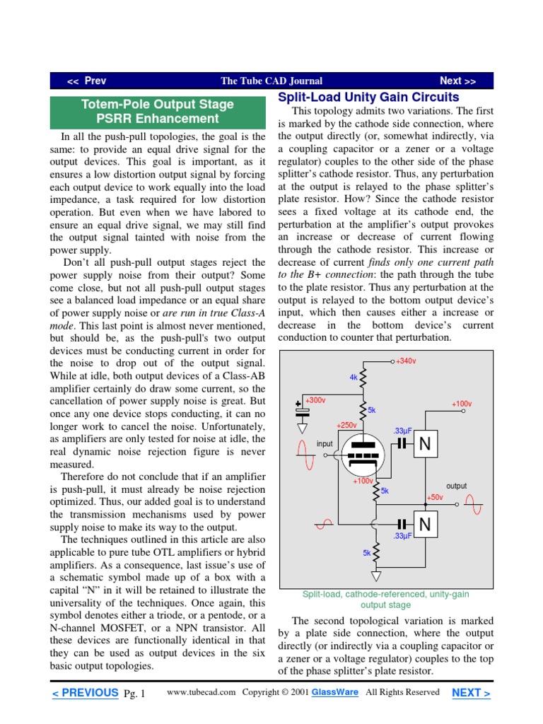 Totem-Pole Output Stage | PDF | Amplifier | Power Supply