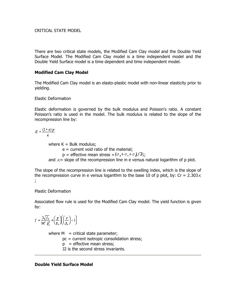 Elastic Models, Plastic Model | PDF | Elasticity (Physics) | Yield ...