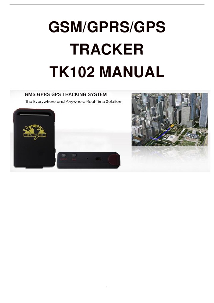 TK102 GPS Tracker User Manual | PDF | Computers