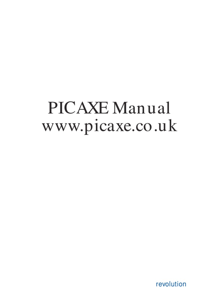 Picaxe Manual1 | PDF