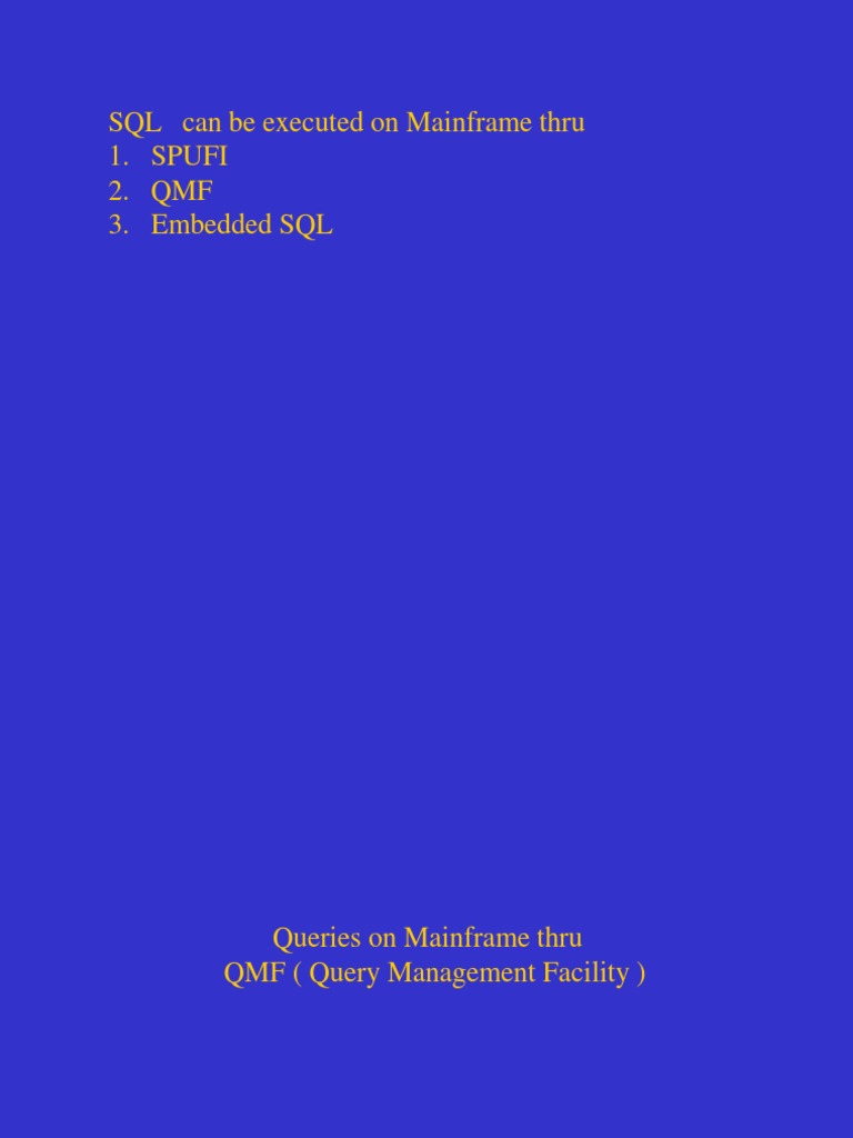 QMF | PDF | Sql | Computer Program