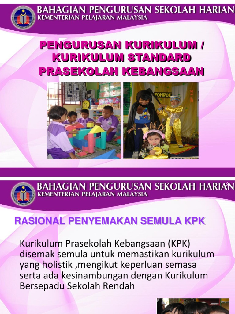Pengurusan Kurikulum KSPK | PDF