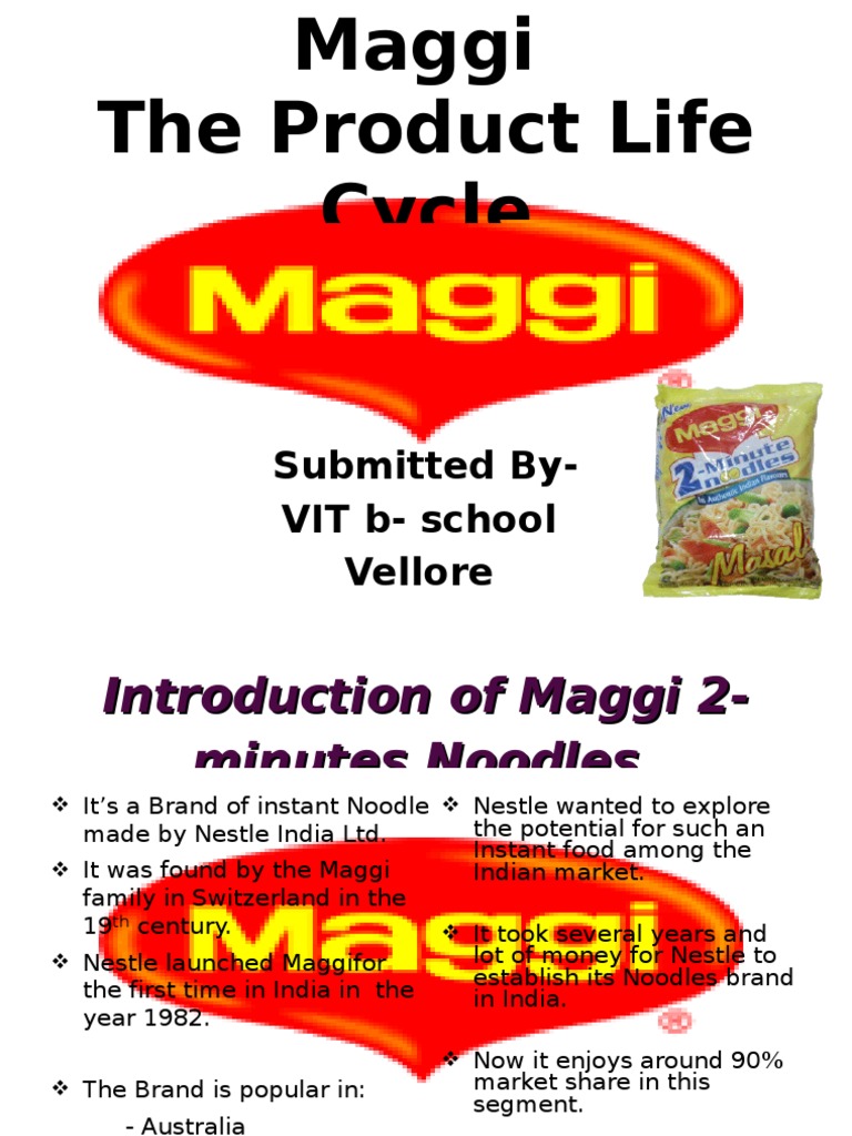 Maggi Product Life Cycle Overview | PDF | Nestlé | Advertising