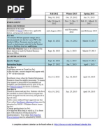 Academic Calendar - CCRI | PDF | Academic Term