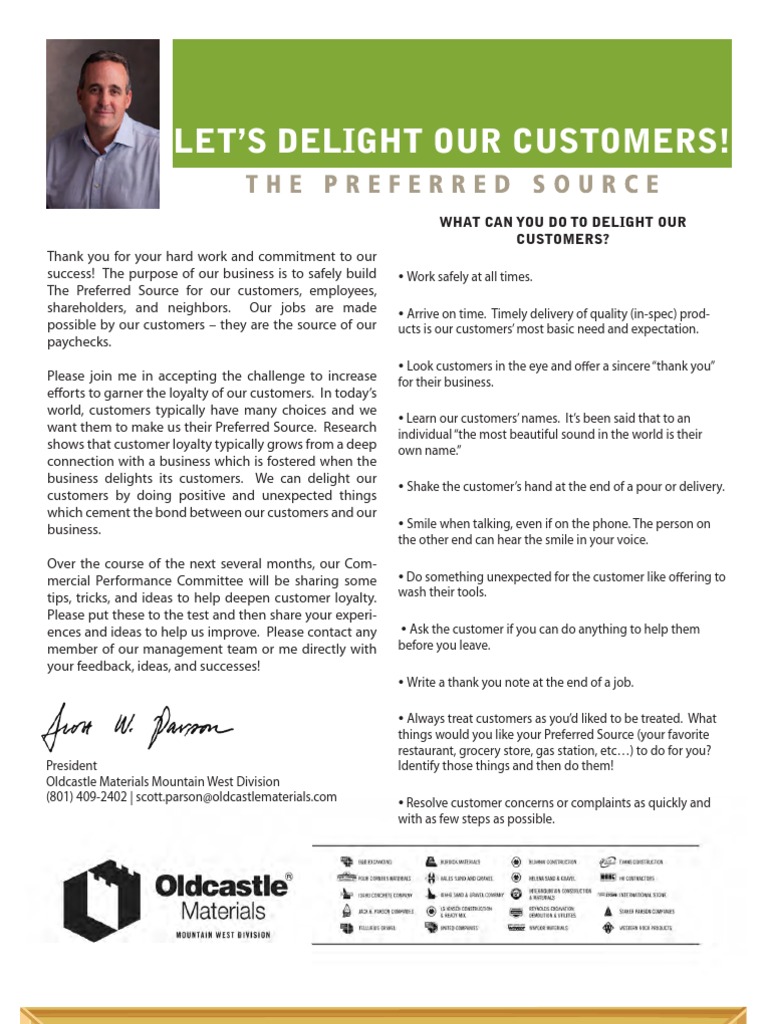Let'S Delight Our Customers! | PDF | Marketing | Customer Relationship ...