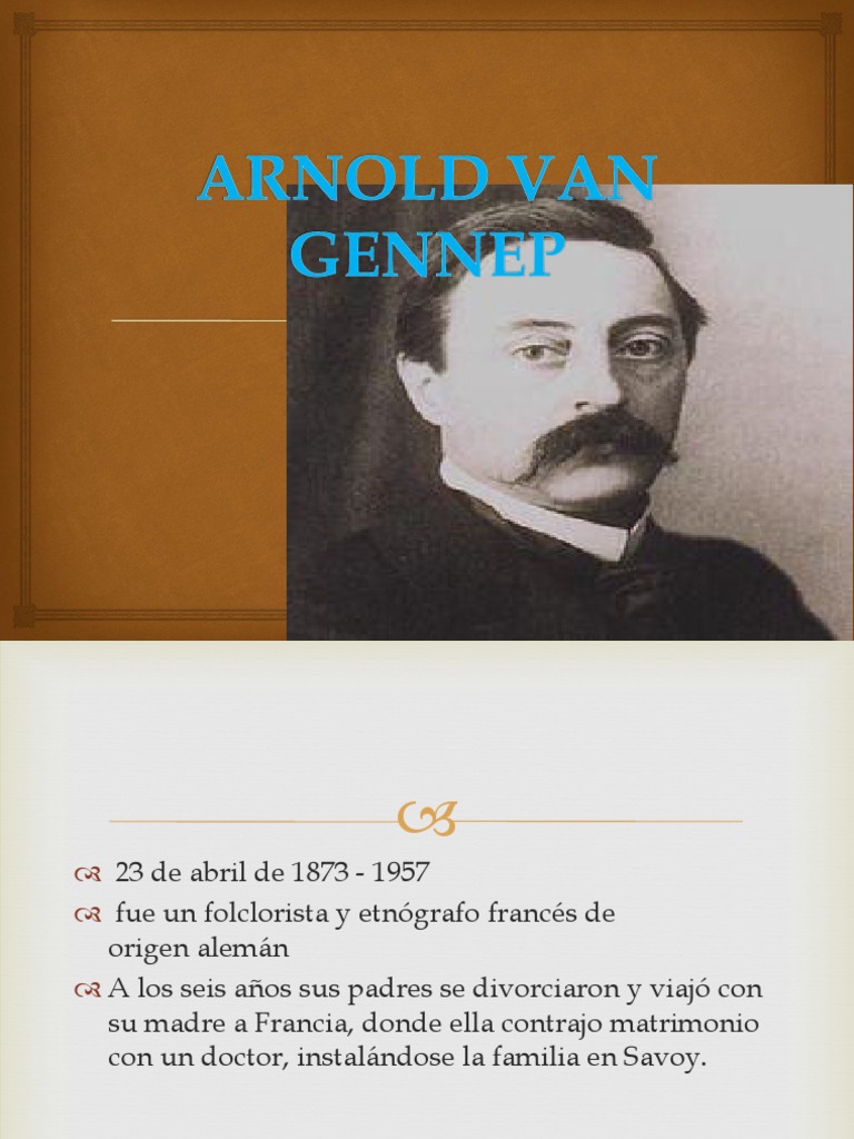Ritos de Paso según Van Gennep | PDF | Religión y creencia | Antropología