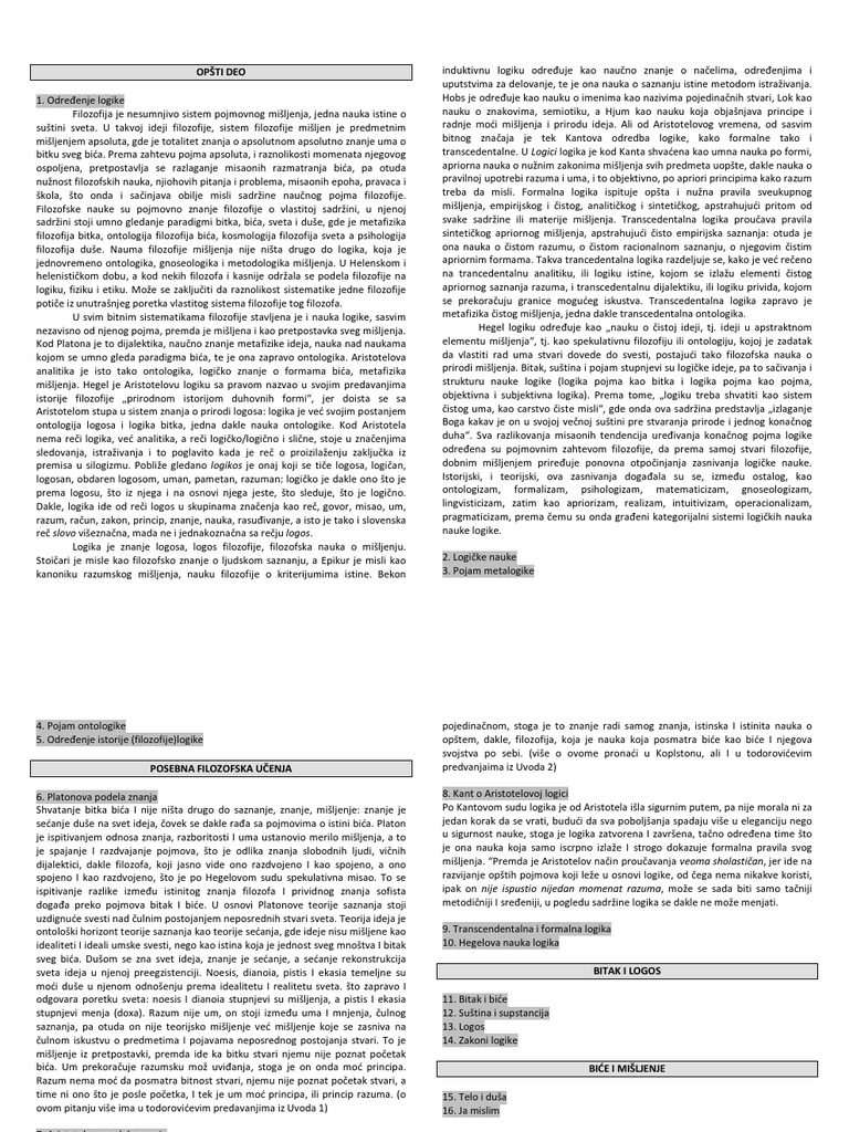 Heisenberg23 - Logika 1 Skripta | PDF