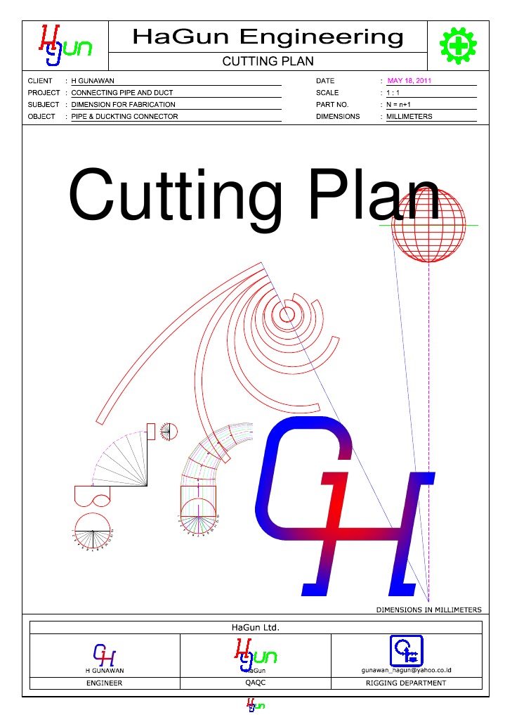 Cutting PLan Pipe & Ducting | PDF