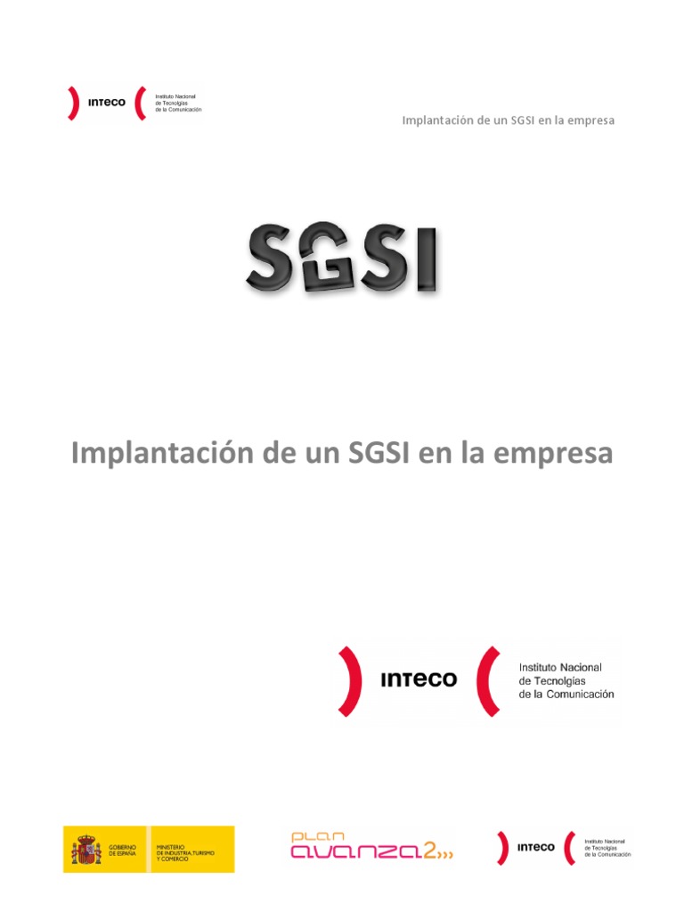 Guia Apoyo Sgsi-Inteco | PDF | Seguridad de información | Información