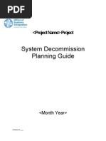 Cutover Plan Template | PDF | Databases | Computer Network