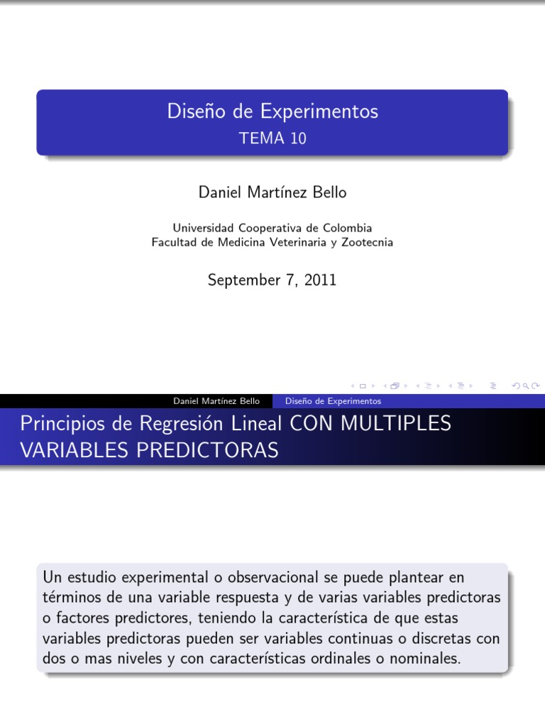 Multiple Regression in Spanish | PDF | Matriz (Matemáticas) | Álgebra ...