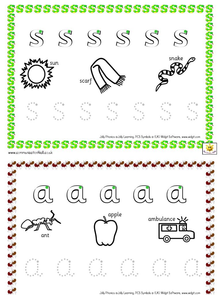 SATIPN Writing Formation Set | PDF